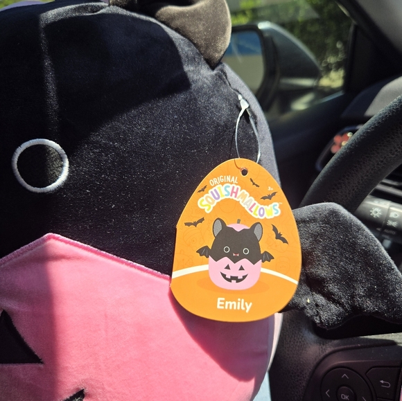 Squishmallows | Toys | Emily The Bat In A Pink Pumpkin Squishmallow ...